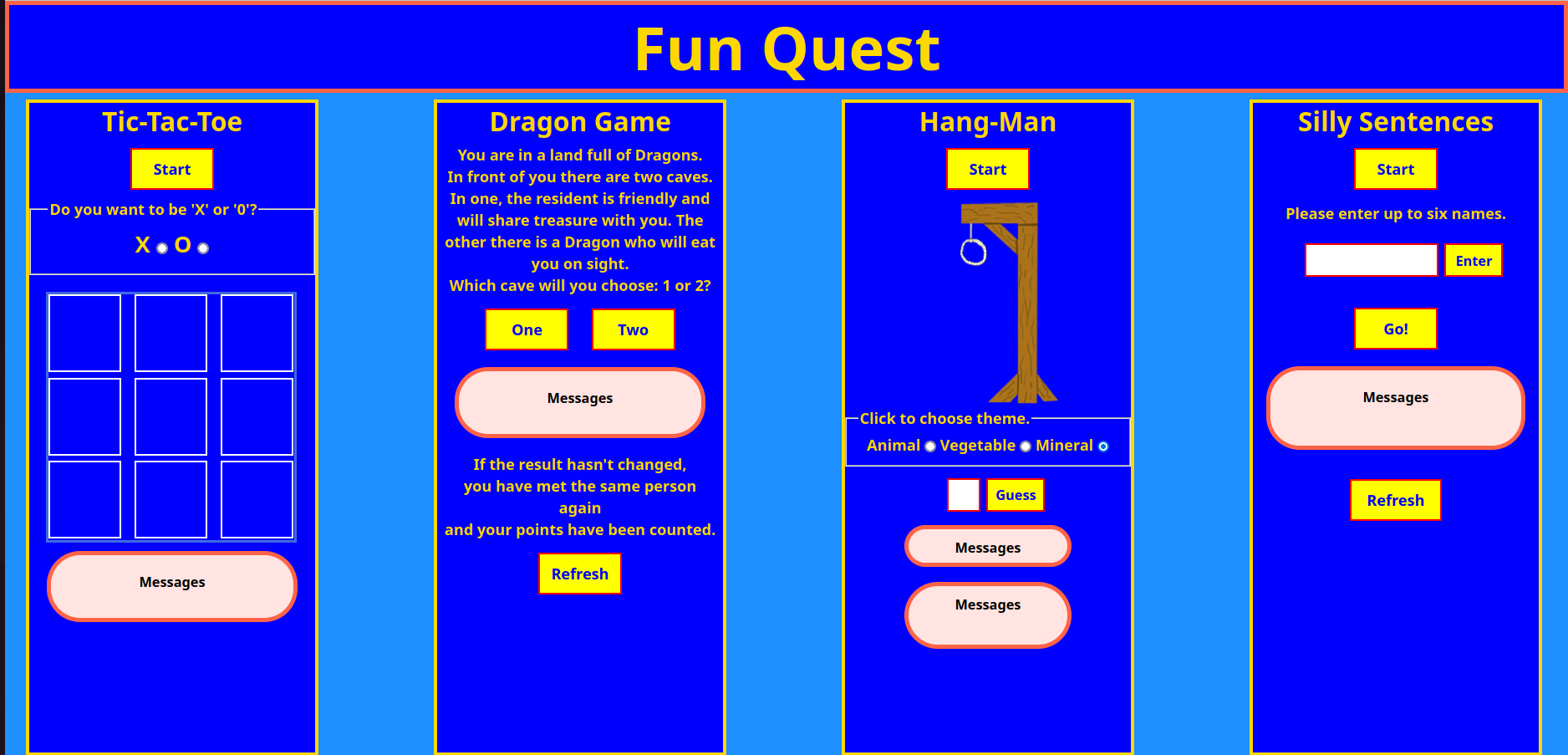 FunQuest Club: Free Games for Children and Adults | Cullen Development